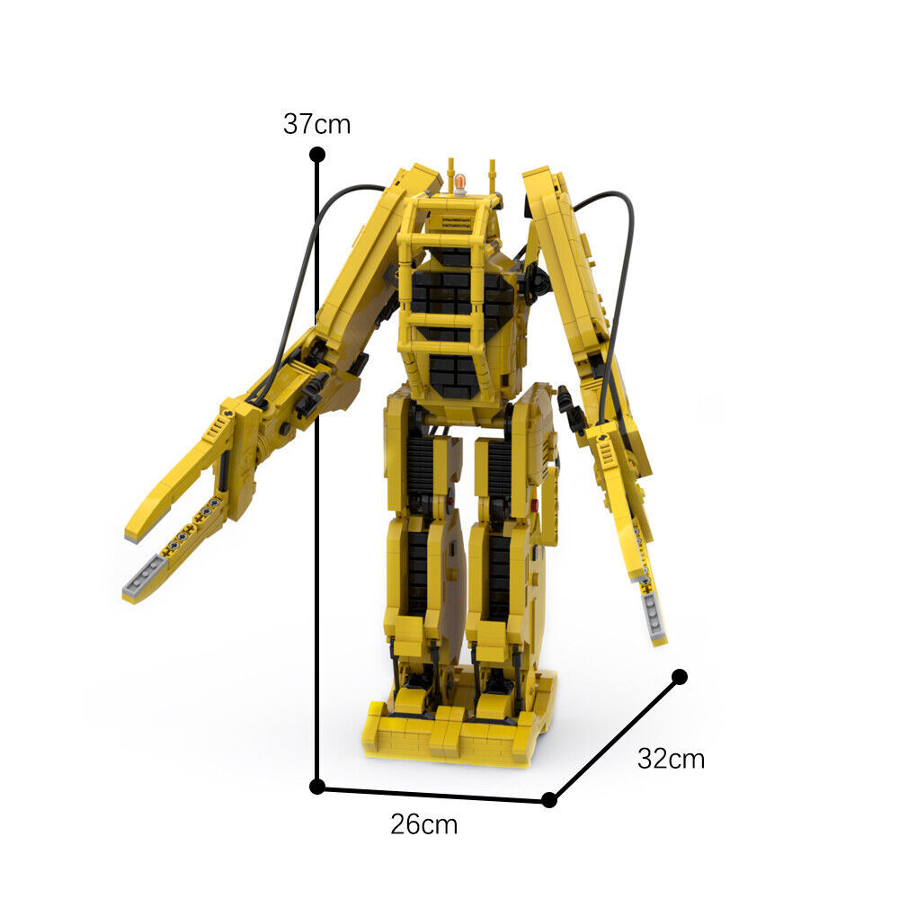 BuildMoc Ripley's Power Loader Mech Model 1714 Pieces - Building Toy ...