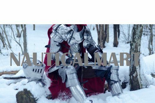Medieval Larp Knight Wearable Full Suit Of Armor Halloween Costume ...
