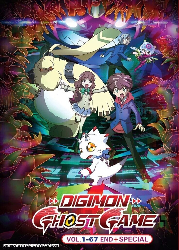 DIGIMON GHOST GAME - COMPLETE ANIME TV SERIES DVD BOX SET (1-67 EPS ...