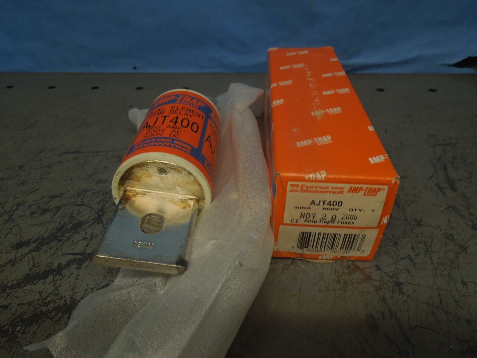 Ferraz Shawmut Amp-Trap 2000 AJT400 Class J Fuse 400A 600V AC New ...