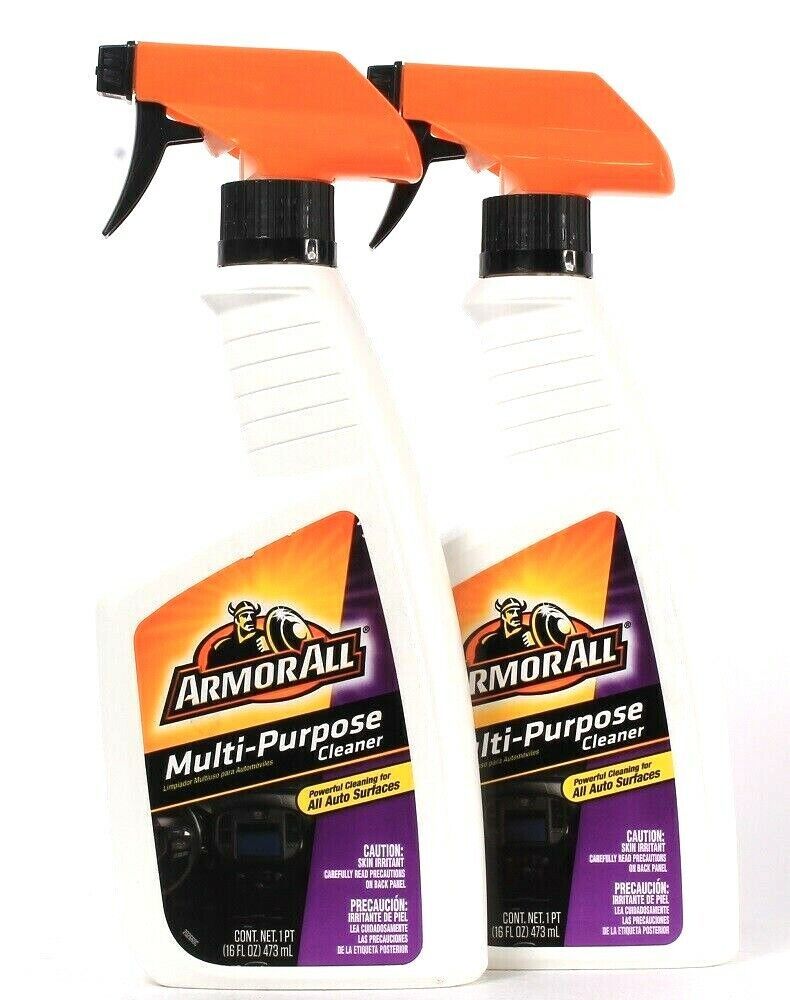 2 Bottles ArmorAll 16 Oz Multi-Purpose Cleaner Spray All Auto Surfaces ...