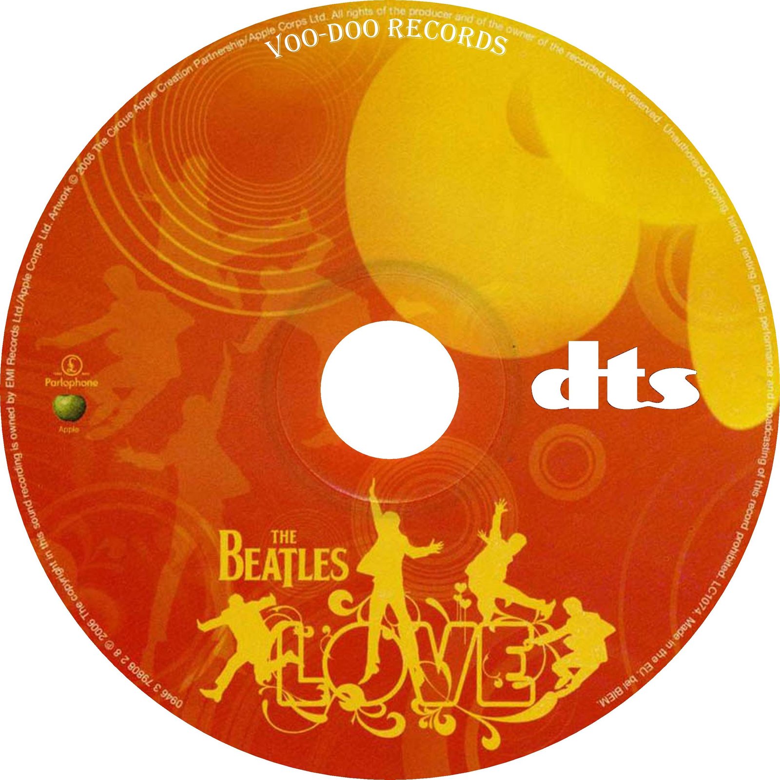 The Beatles - Love DTS 5.1 Surround CD Get Back Hey Jude Something Yesterday - CDs