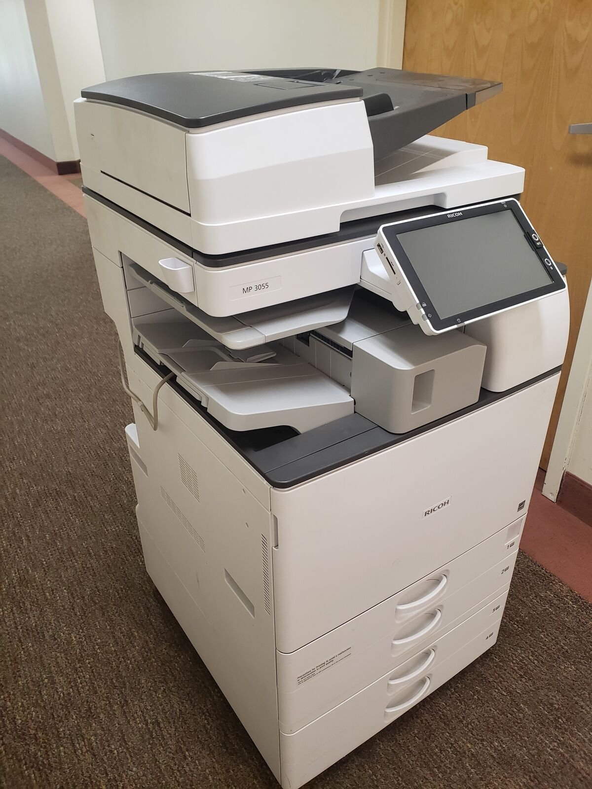 Ricoh MP 3055 Black and White Laser Multifunction Printer - Copiers