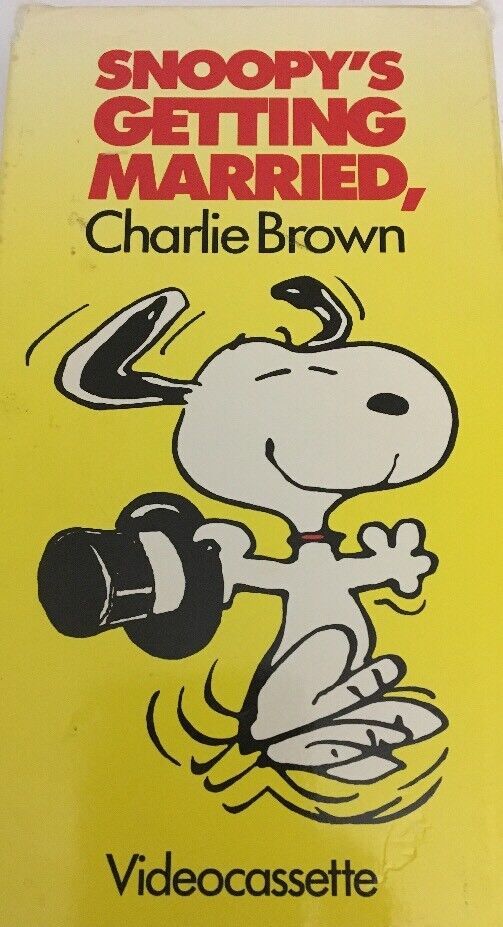CHARLIE BROWN Snoopy's Getting Married (VHS)TESTED-RARE VINTAGE-SHIPS N ...
