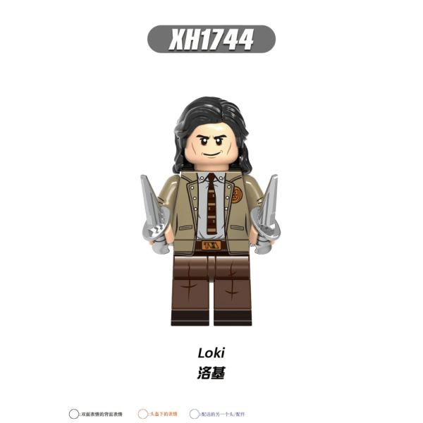Marvel Loki (TVA) XH1744 Custom Minifigures - LEGO (R) Minifigures