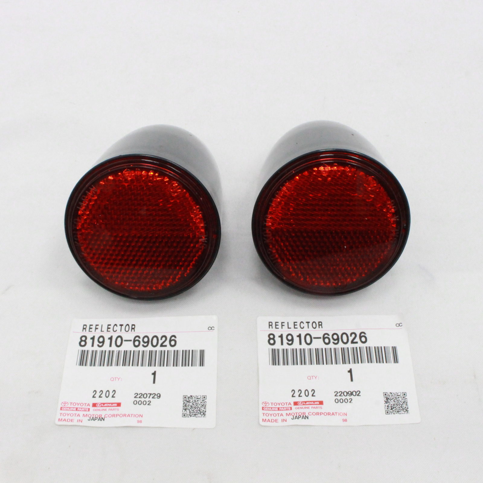 Toyota Land Cruiser FJ40 Rear Reflector Lights Lamps LH RH OEM 81910 ...