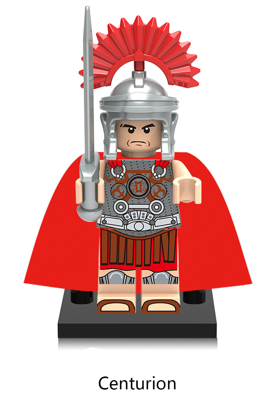 8pcs/set Mediaeval Sparta Warriors Heavy Infanty DIY Minifigure Block ...