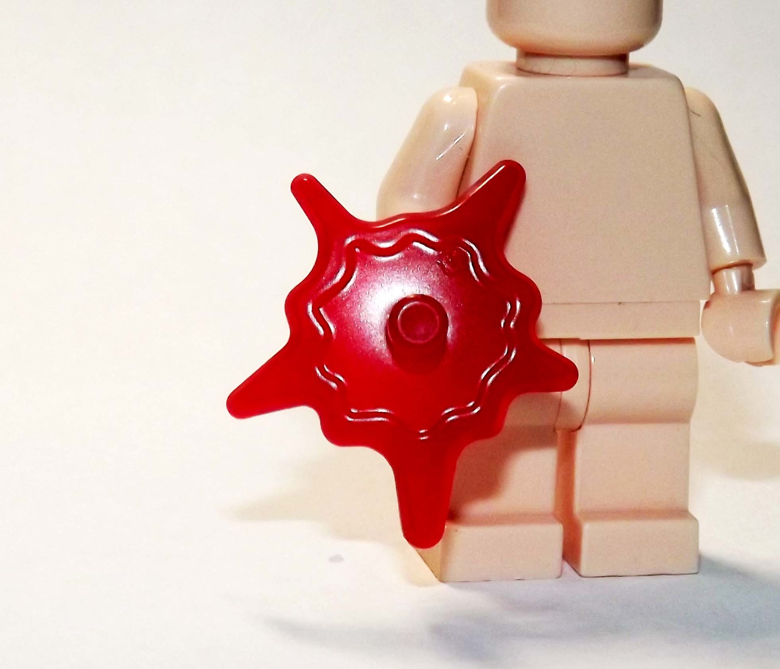 Hand Power Element Weapon Red For Custom Minifigures - LEGO (R) Minifigures