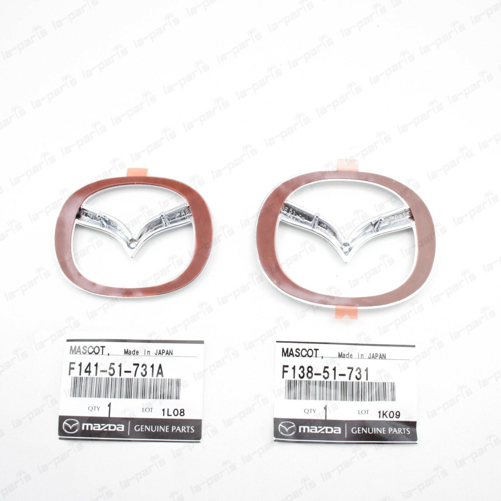 NEW GENUINE MAZDA RX-7 FD3S FRONT & REAR BADGE EMBLEM SET JDM SPIRIT R ...