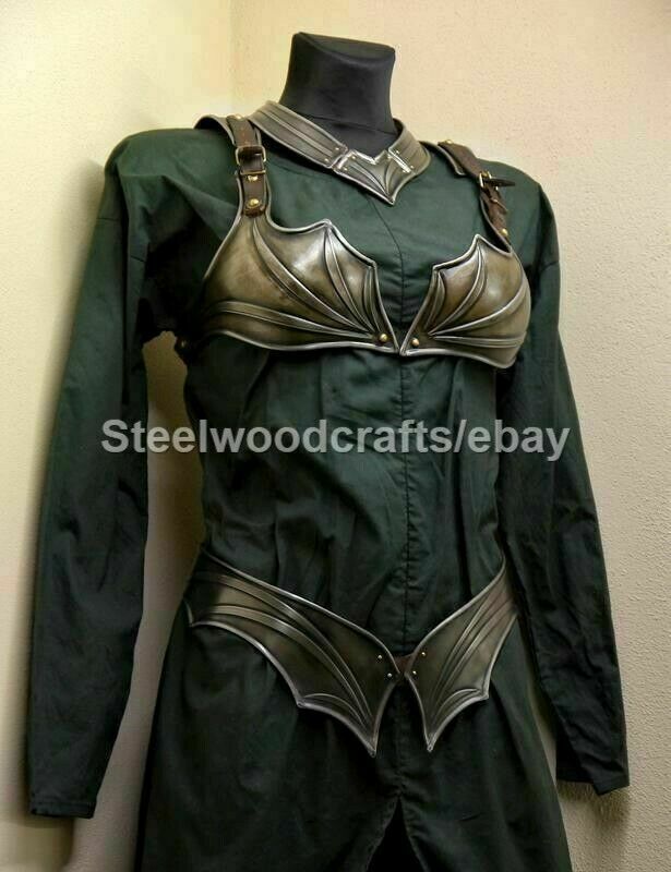 LOTR Elven Princess Female Armor Corset/Tassets/Gorget Costume - Knives ...