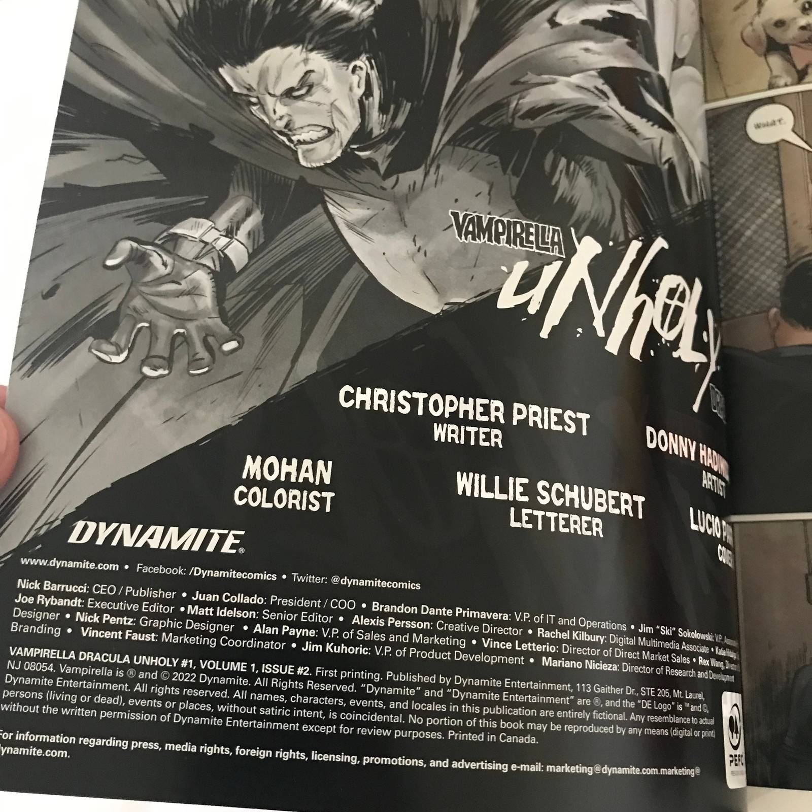 2022 Dynamite Comics Unholy Comic Book #2 Variant Cover by Artgerm ...