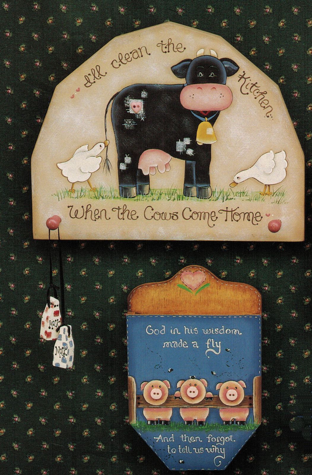 Tole Decorative Painting When Cows Come Home Nancy Farrow Country Farm ...