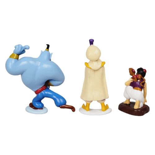 Vintage Disney Aladdin Figures GENIE, PRINCE ALI & ALADDIN w ABU ...