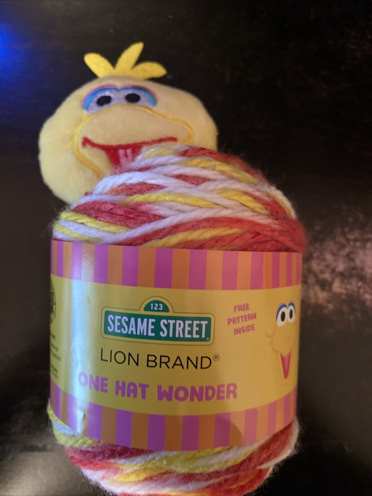 Lion Brand Sesame Street One Hat Wonder Yarn-Big Bird -3010-500 - Other
