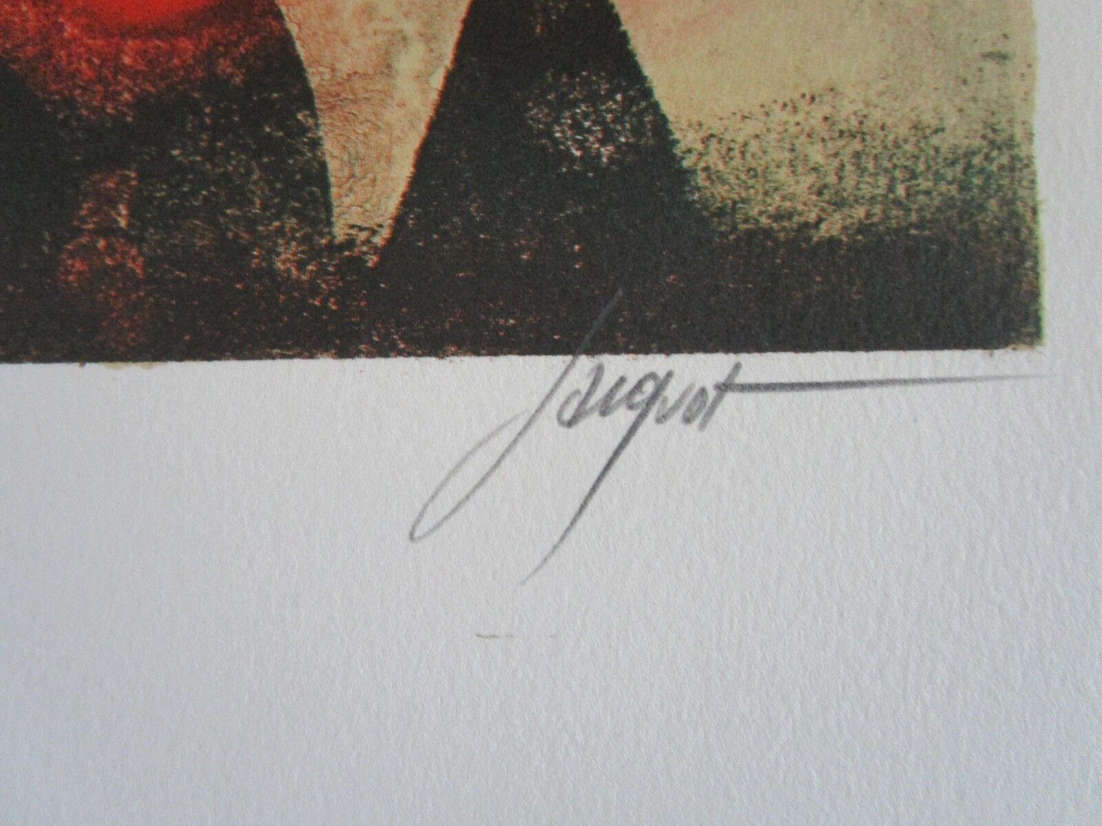 Pierre Jacquot (1929-2009)original pencil signed lithograph ARTIST ...