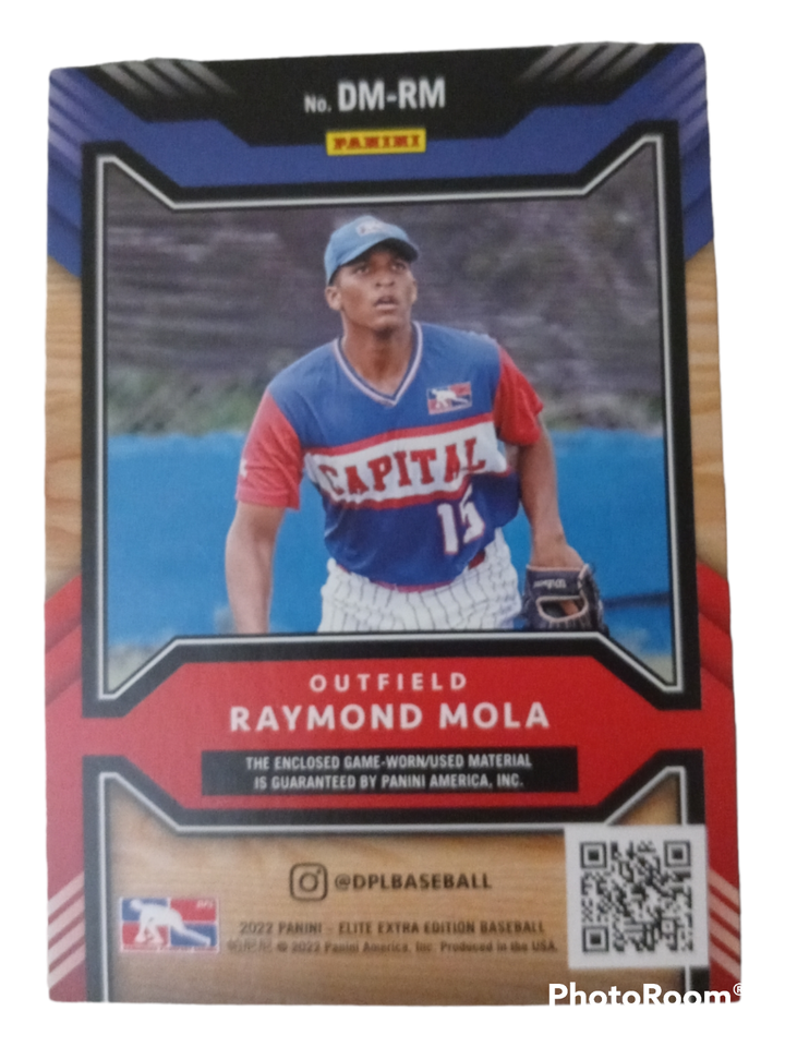 Raymond Mola 2022 Panini Elite Extra Edition DPL Relic # DM-RM ...