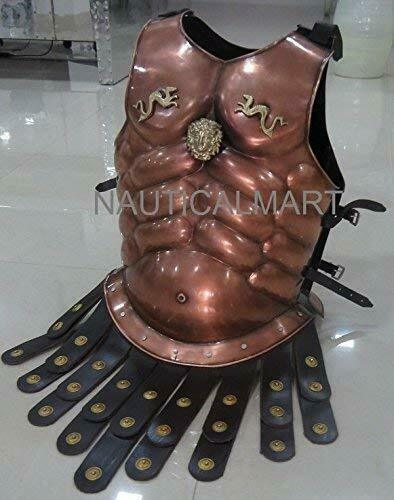 NauticalMart Medieval Greek Muscle Armor with Apron Belt Roman LARP ...