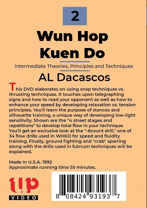 Wun Hop Kuen Do #2 Snap Thrusting Techniques DVD Al Dacascos kajukenbo ...