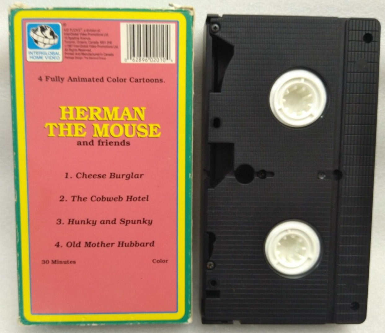 VHS Herman The Mouse and Friends (VHS, 1987, KID FLICKS) - VHS Tapes