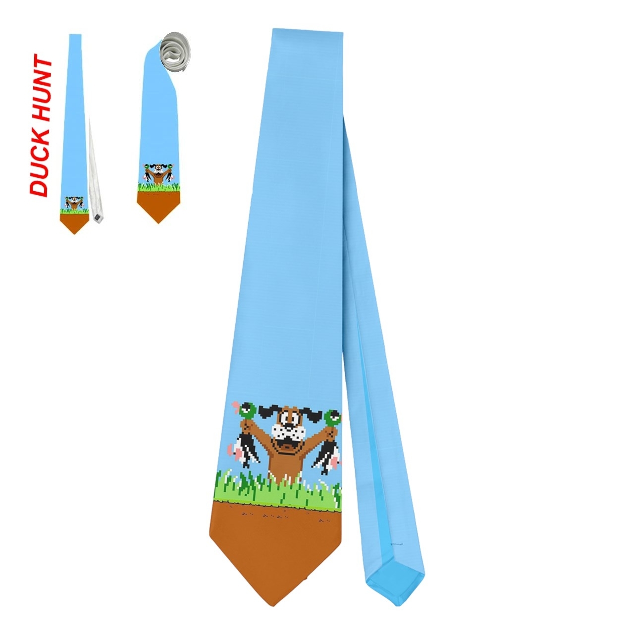 Necktie Pacman Classic Retro Game Joystick Controller Duck Hunt ...