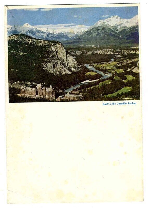 Canadian Pacific Railways Alaska Service Menu Banff Canadian Rockies ...