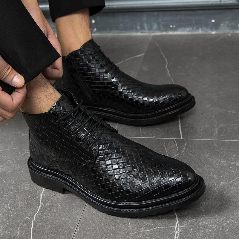 American Indian Work Boots Luxury Male Wedding Shoes - Men's Shoes