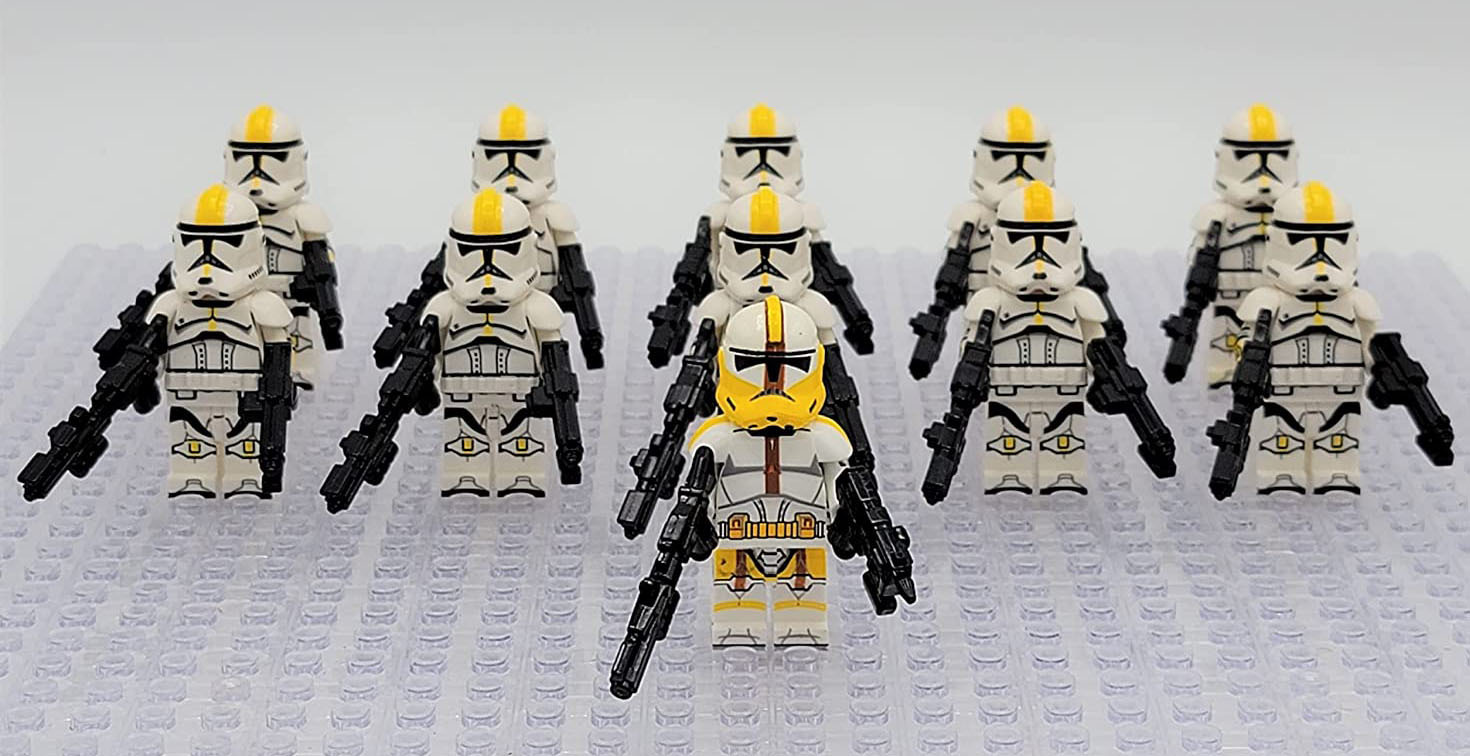 Star Wars Commander Bly 327th Armored Clone Troopers Army Set 11 ...