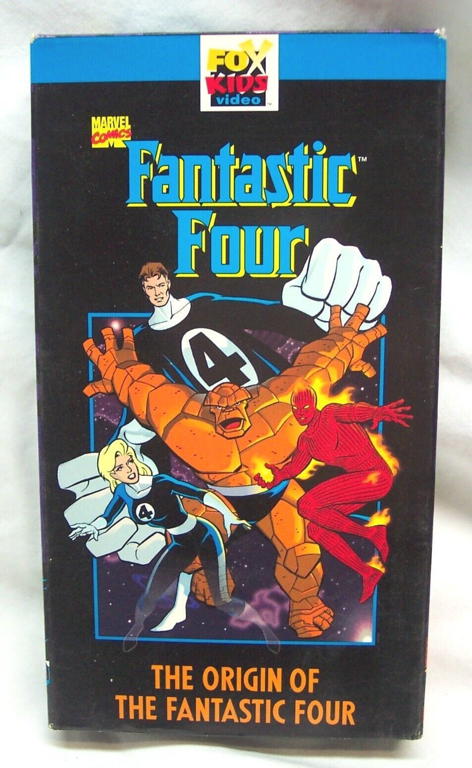 Marvel Comics THE ORIGIN OF THE FANTASTIC FOUR Animated Cartoon VHS ...