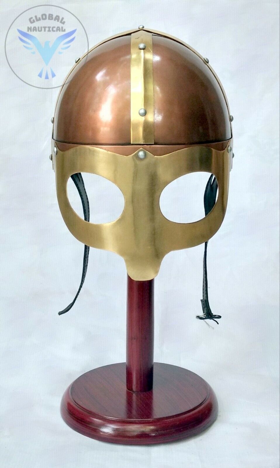 Viking Helm Steel Viking Norse Spectacle Helmet Medieval Armour Costume ...