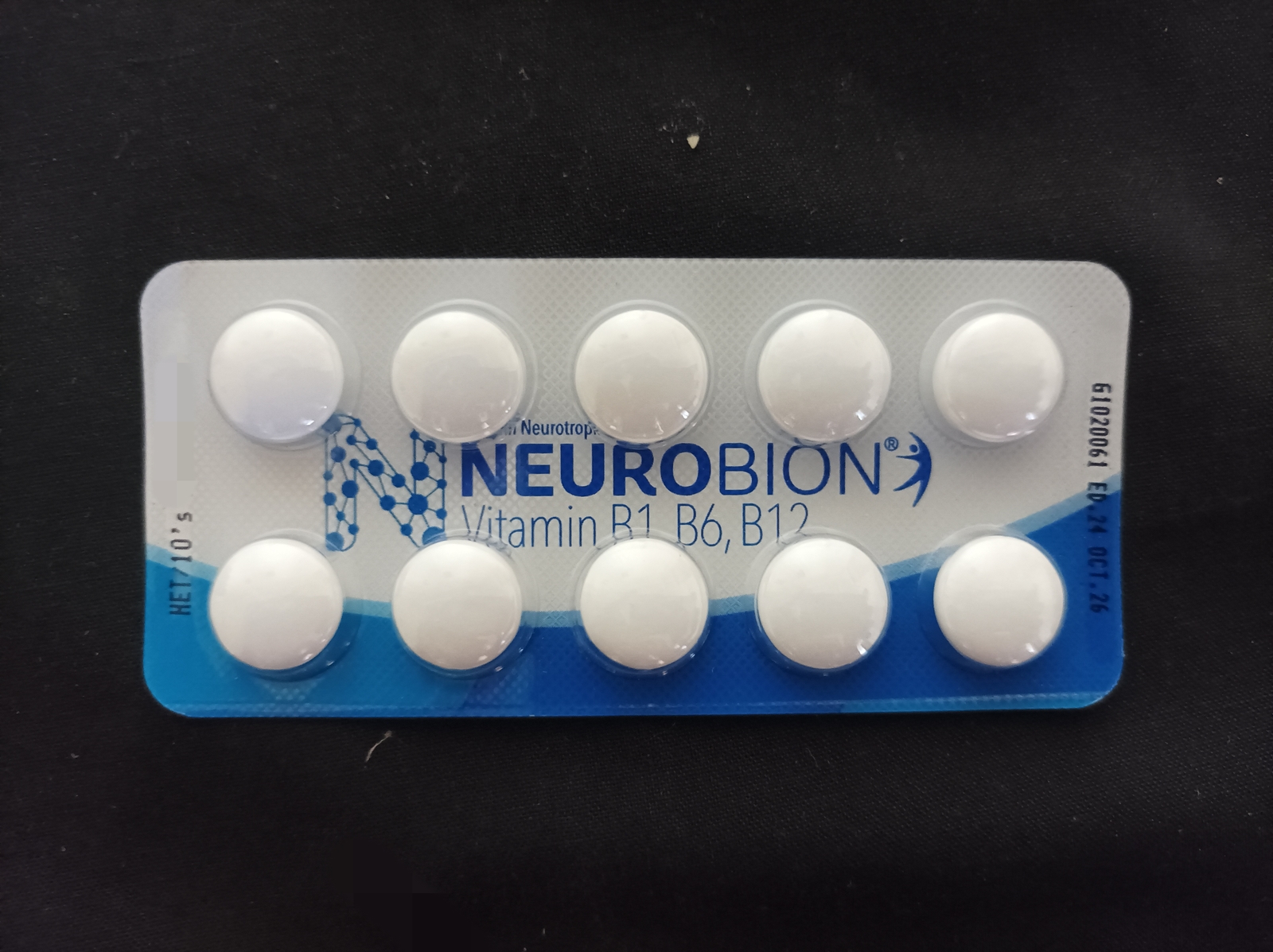250 Tablets NEUROBION Vitamin B1,B6,B12 Nerve Relief,Numbness ...