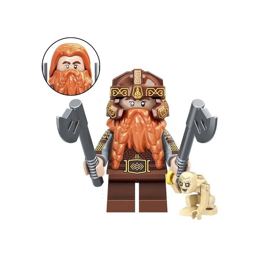 Gimli Dwarf Lotr Lord Of The Rings Hobbit Minifigure Gift - LEGO (R ...