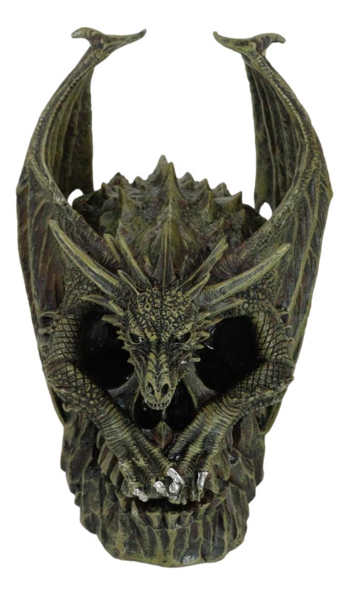 Hades Hellbringer Drogon Winged Behemoth Dragon Perching On Rocky Skull ...