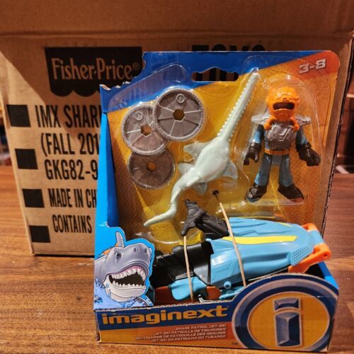 NEW Fisher Price Imaginext Shark Patrol Jet-Ski Sawfish and Diver ...