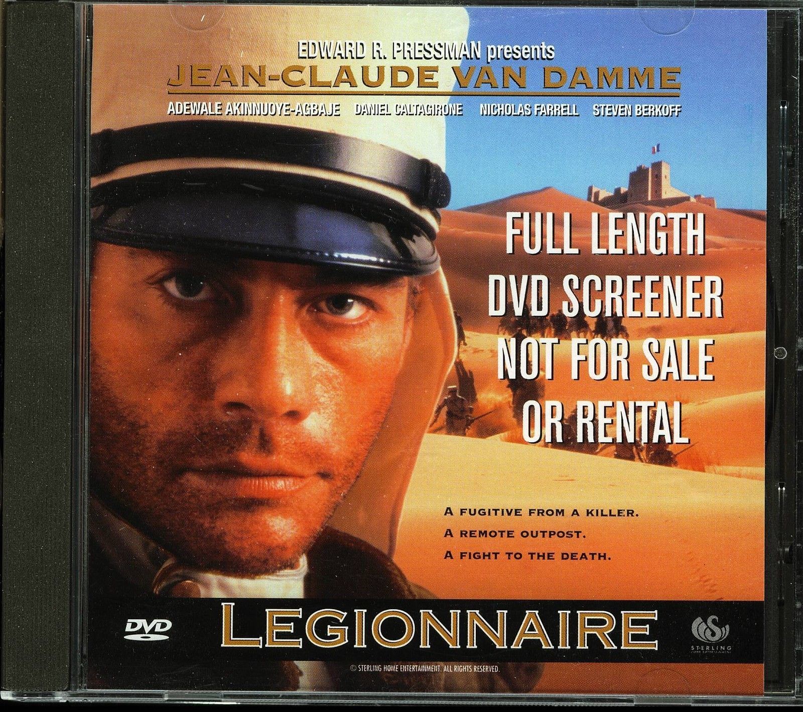 LEGIONNAIRE JEAN-CLAUDE VAN DAMME DVD SCREENER-PROMO - DVDs & Blu-ray Discs
