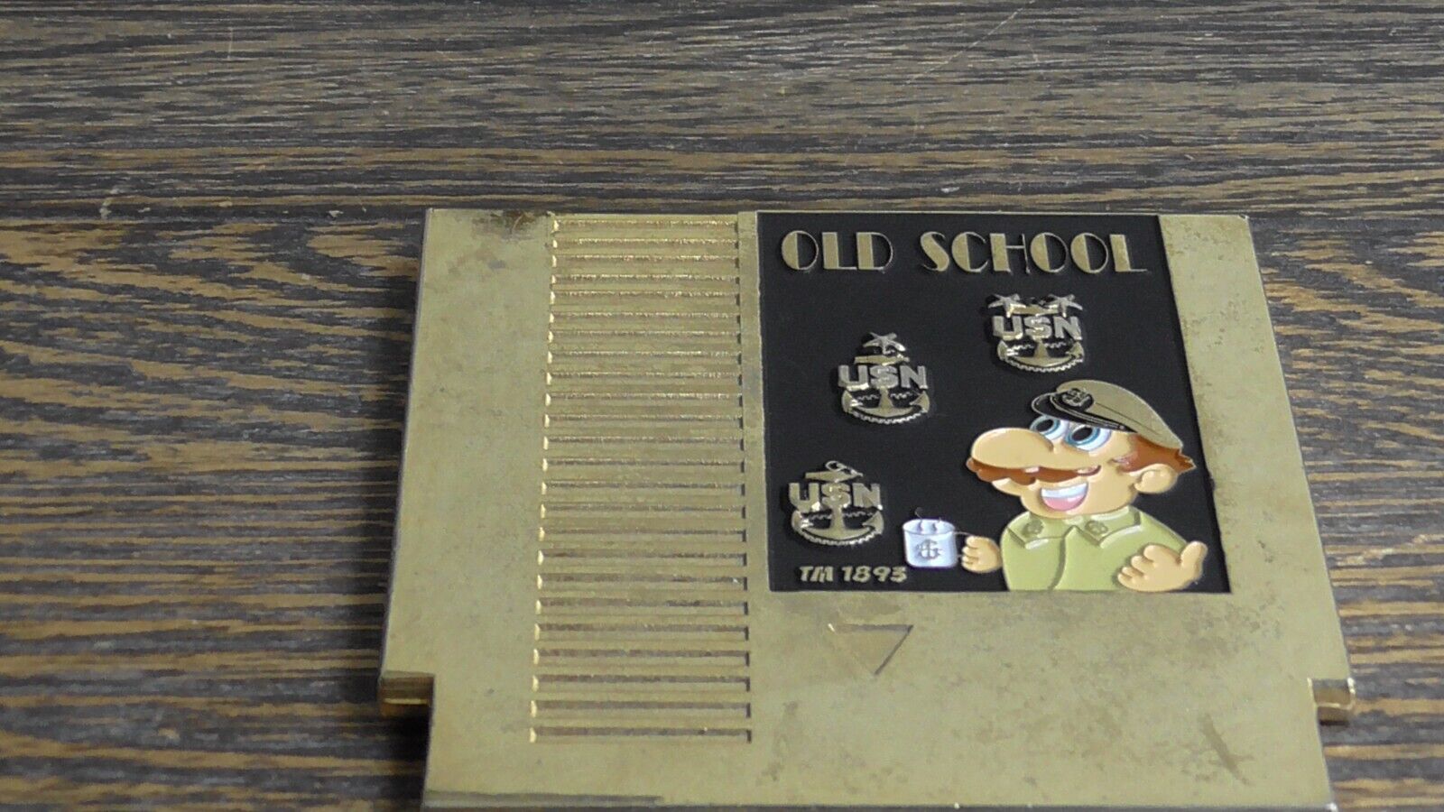 USN CPO Super Mario Brothers Nintendo Cartridge Shaped Challenge Coin ...