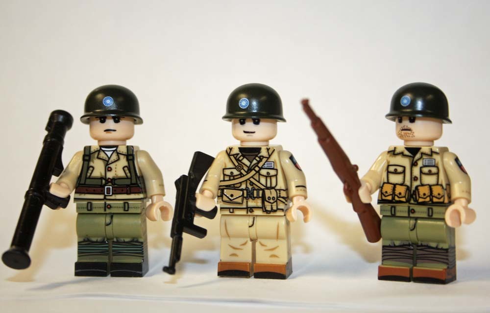 China Burma Theater Ww2 Army Soldier Set Of 3 Custom Minifigures - LEGO ...
