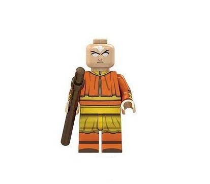 Building Aang Avatar The Last Airbender Cartoon Minifigure Custom ...