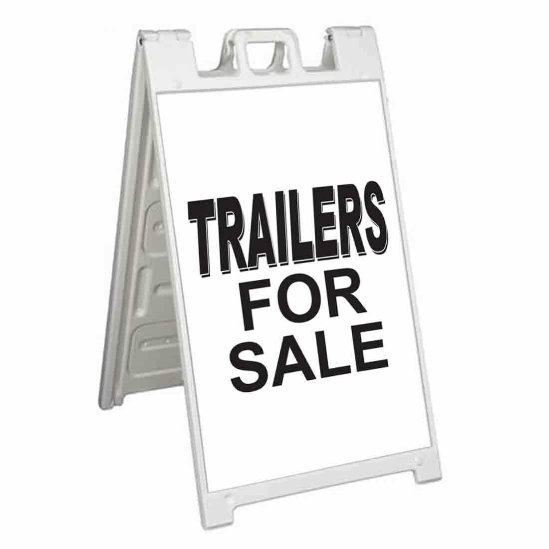 TRAILERS Signicade 24x36 Aframe Sidewalk Decal Sign Banner CAMPERS RV ...