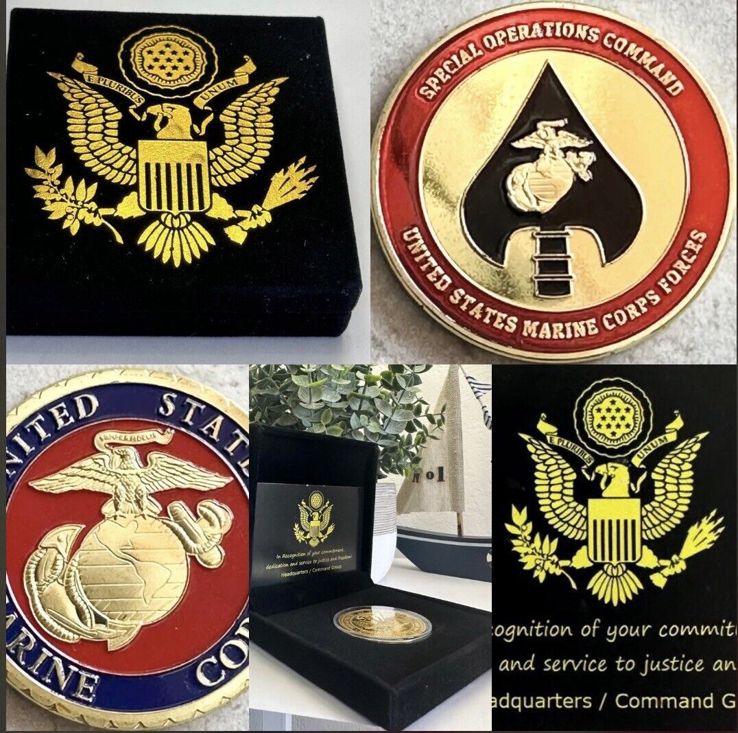 US MARINE CORPS SPECIAL OPERATIONS COMMAND Challenge Coin. USA ...