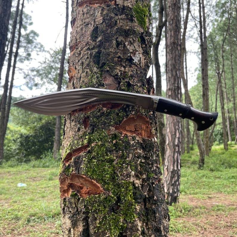 13" 5 fuller Hand Forged Kukri Knife | Working, Hunting, Using Khukuri ...
