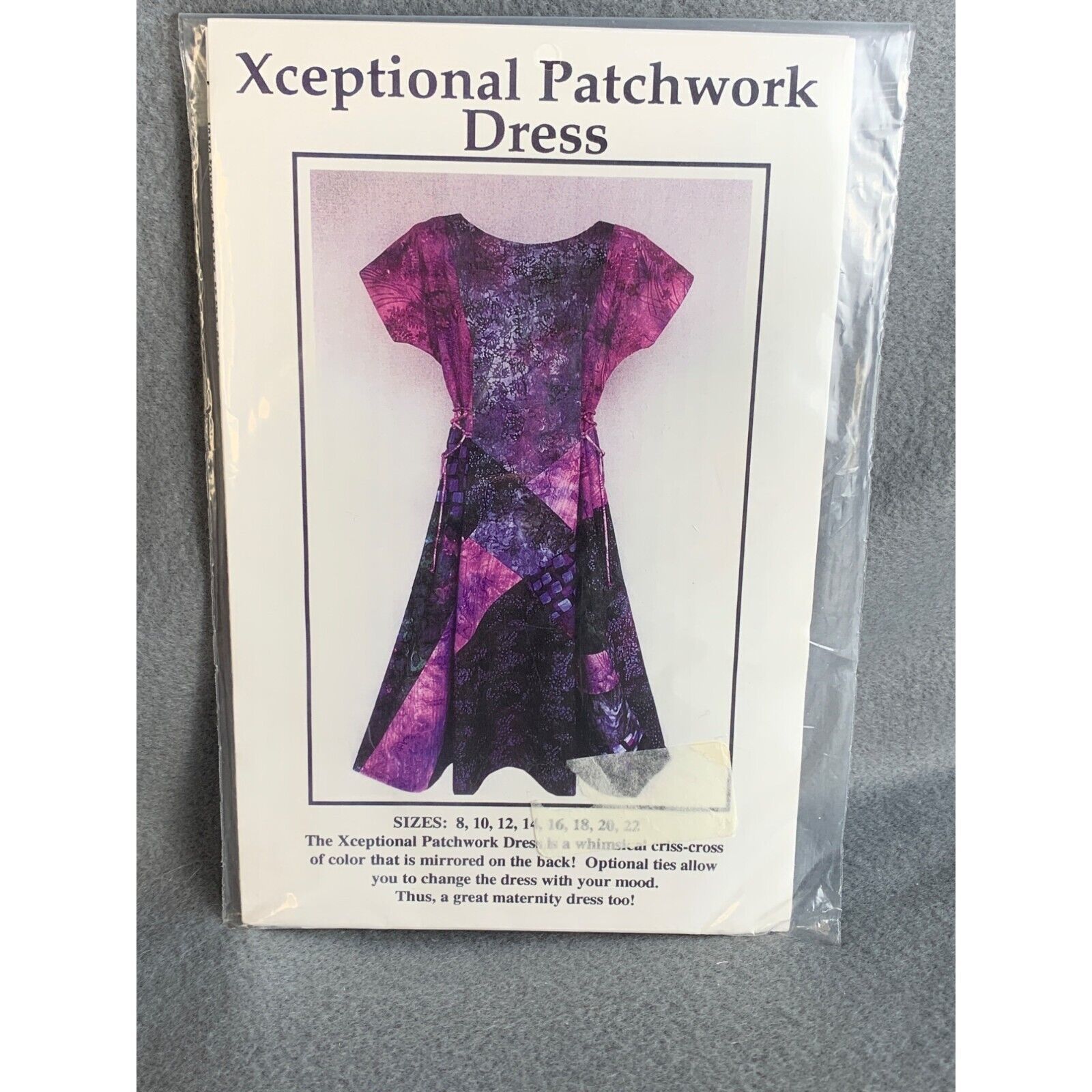 Xceptional Patchwork Dress Pattern Womens Sz 8 to 22 Optional - uncut ...