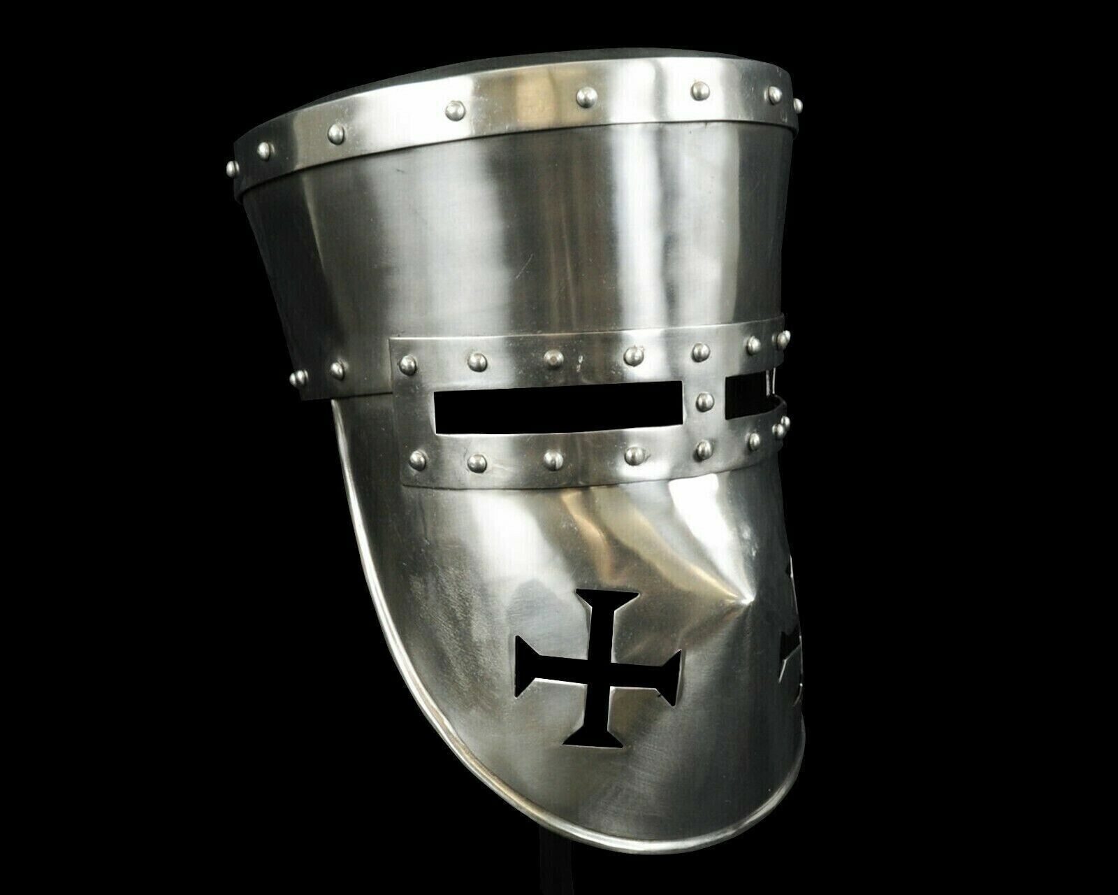 Medieval Knight Replica Crusader's Helmet and 50 similar items