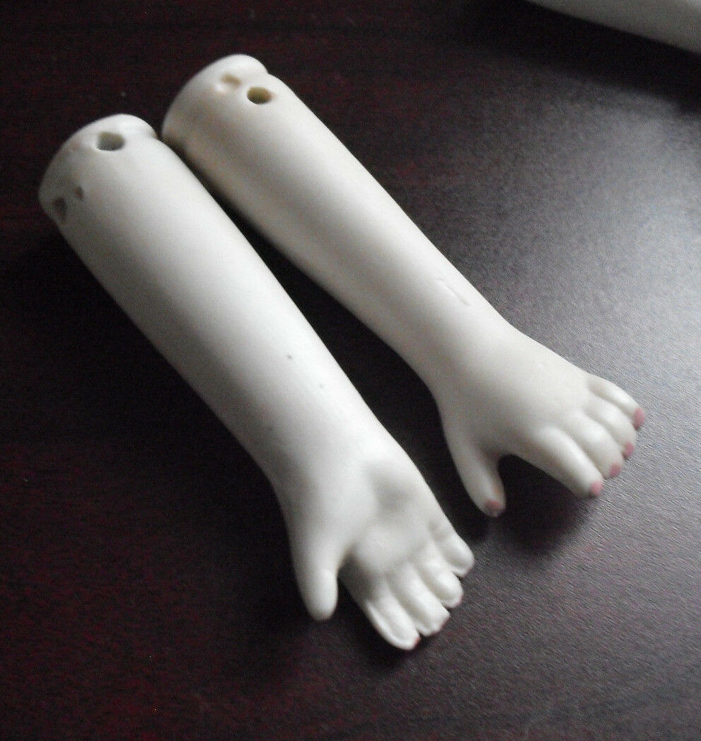 Vintage 1970s Porcelain Girl Doll Arms 3 1/8" Long - Dolls, Clothing ...