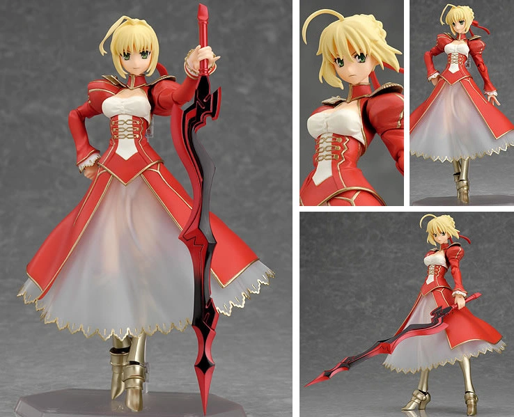 Fate/EXTRA Figma Saber Extra Nero Claudius Figure Authentic Japan - Action Figures