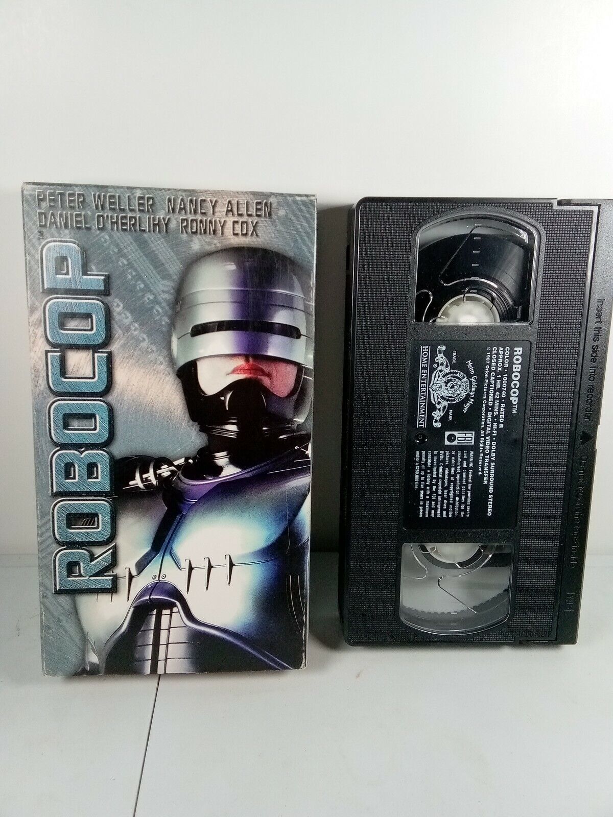 Robocop (VHS, 2000) Peter Weller, Nancy Allen MGM Action Cult - VHS Tapes