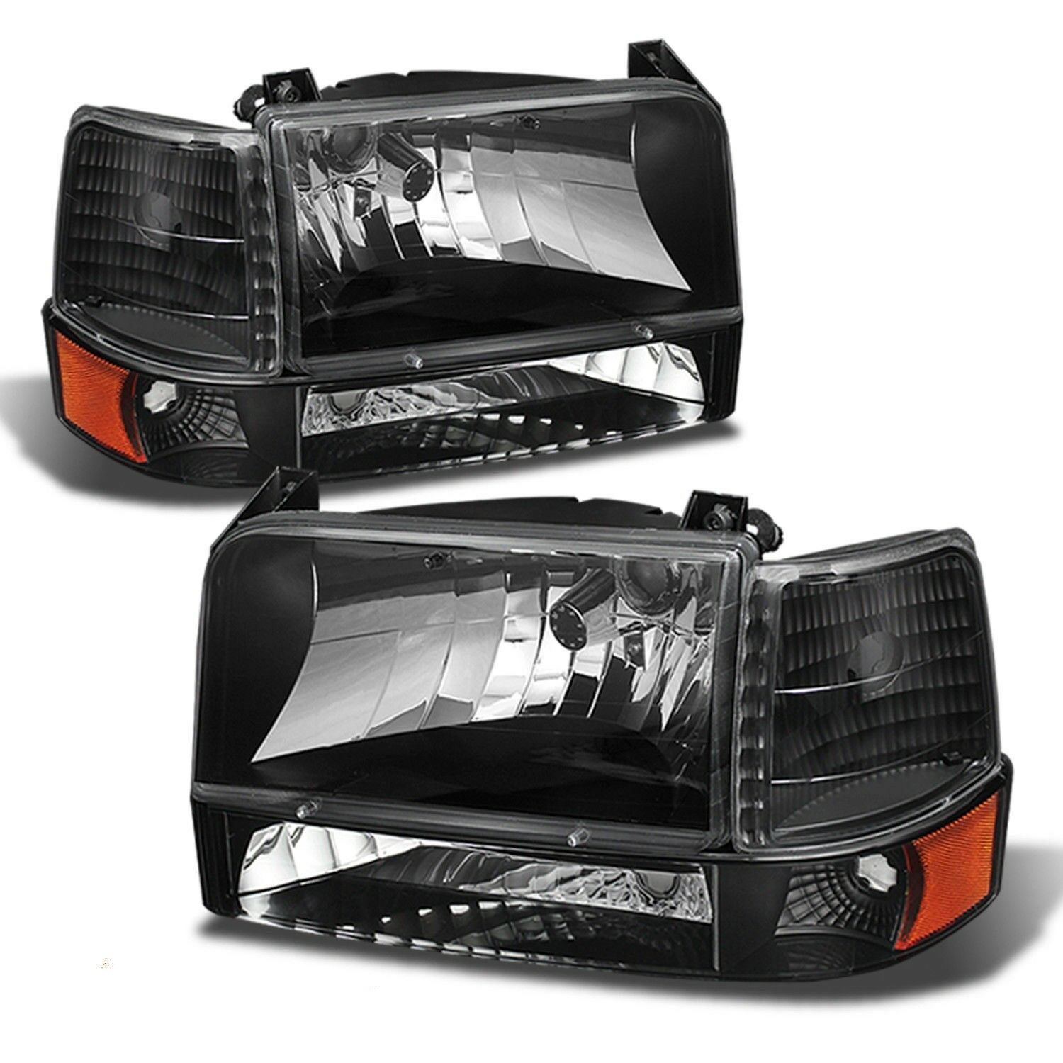 COUNTRY COACH AFFINITY 1997 1998 1999 BLACK HEADLIGHTS HEAD LIGHTS ...