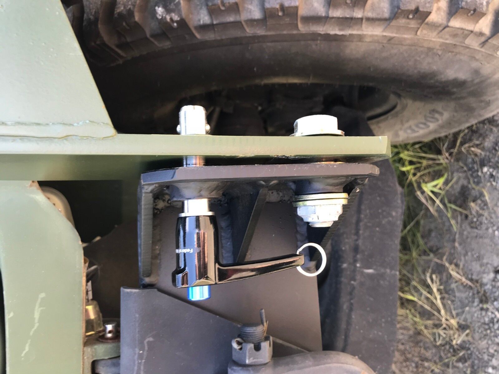 Military Humvee M998 Standard Duty Brush Protection Mount Brackets With ...