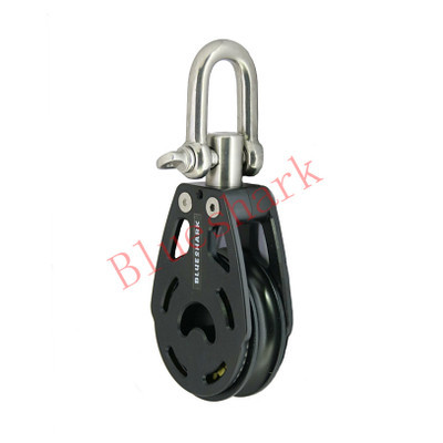 Sailboat 57 mm 2 1/4 Inch Aluminum Single Swivel Block Torlon Delrin ...