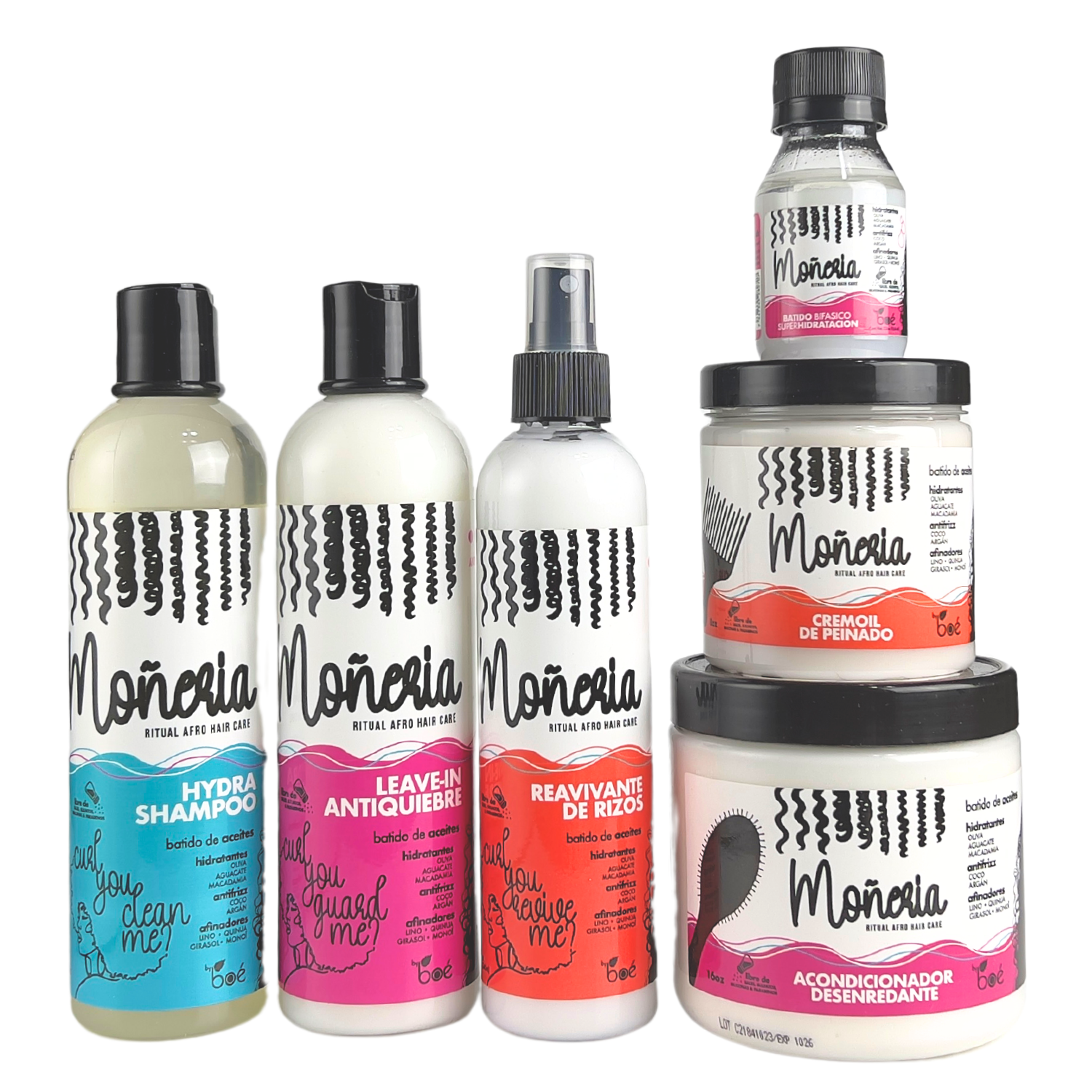 Moñería Leave-In Anti-Quiebre Para Cabellos Rizados Aceites Batidos 12. ...