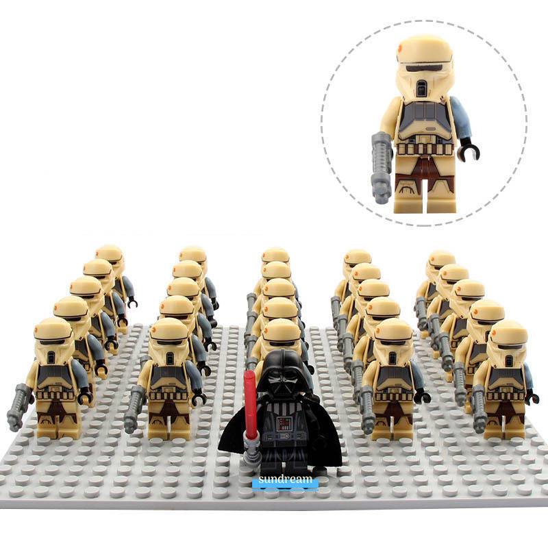 Star Wars Imperial Shoretrooper Captain Army Lego Moc Minifigures Toys ...